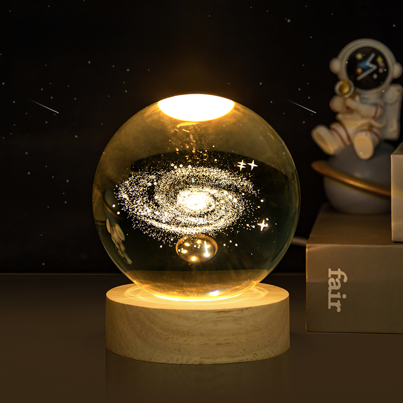 Luminous Crystal Ball 3D Light
