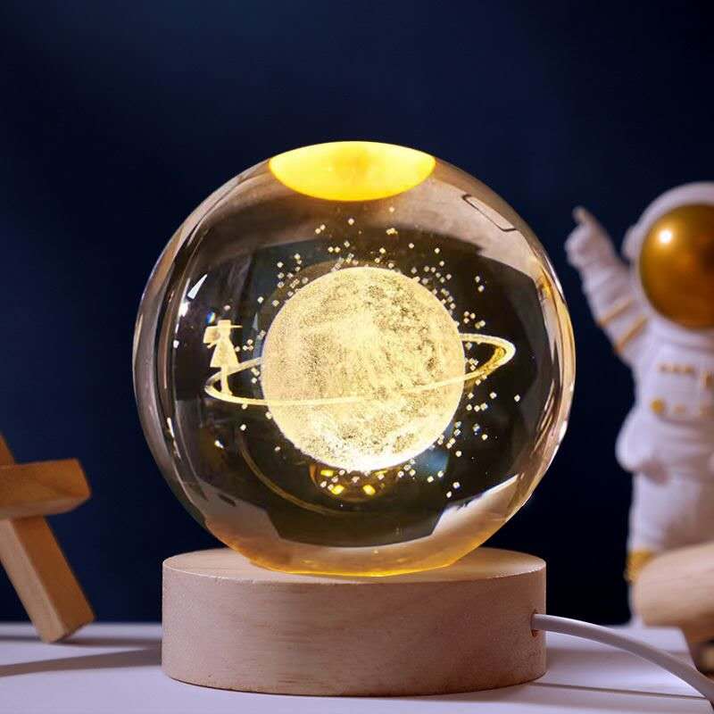 Luminous Crystal Ball 3D Light